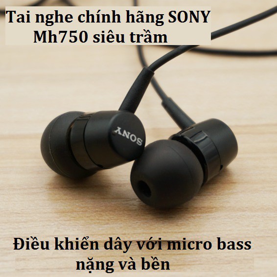 Tai nghe sony mh750 siêu trầm cho Z1/Z2/Z3/Z4/Z5/XZ1/XZ1/XZ2/Xzs,IPvà máy androi khác | Shopee ...