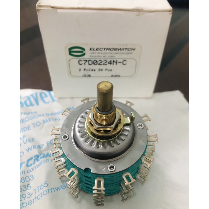 Công tắc xoay 2 cực 24 tiếp điểm ELECTROSWITCH | Shopee Việt Nam