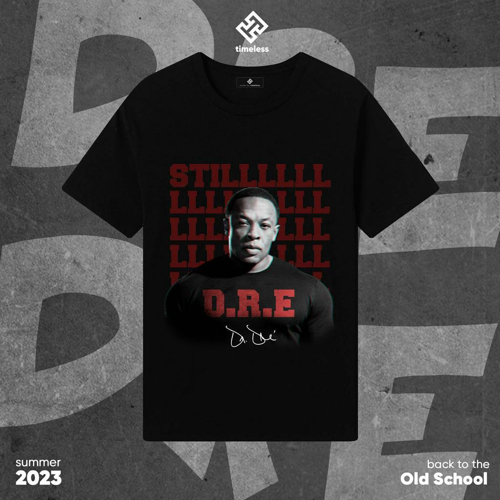 Áo thun cổ tròn thiết kế tay lỡ hình DR.DRE, áo phông nam nữ form rộng ...