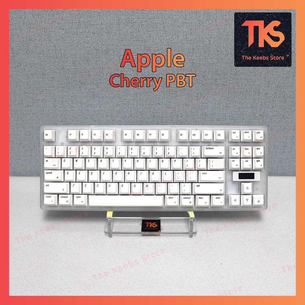 Set Keycap Font MacOS dành cho Mac | Profile Cherry | PBT Dyesub | Nút ...