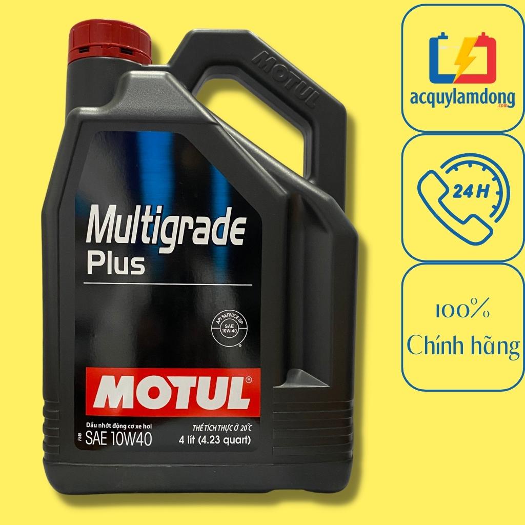 Dầu nhớt xe ô tô MOTUL MULTIGRADE PLUS 15W40 4L dùng cho các hãng xe ...