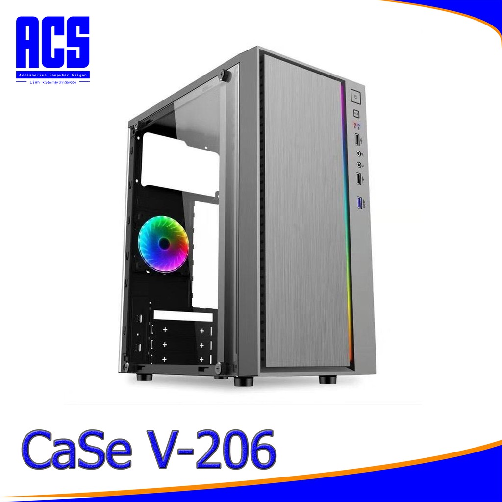 Vỏ Nguồn Máy Tính VSP V206 LED RGB - USB 3.0 | Shopee Việt Nam