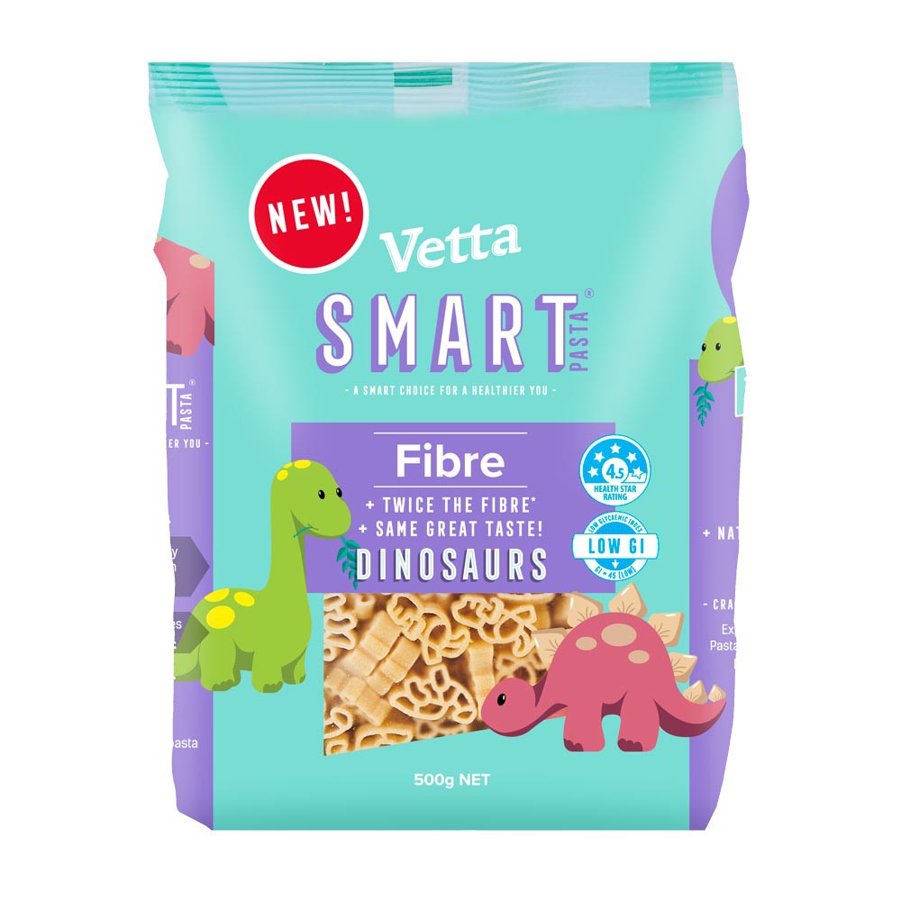 Nui Vetta Smart Fiber Kids Dinosaurs Pasta500g | Shopee Việt Nam