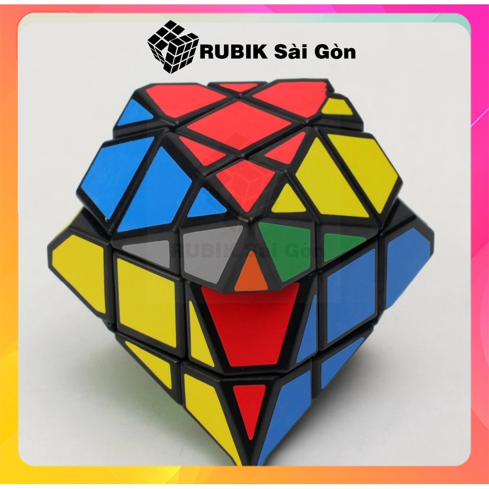 Rubik Dipyramid Biến Thể 6 Corner Hexagonal, Rubic Pha Lê 12 Mặt Siêu ...