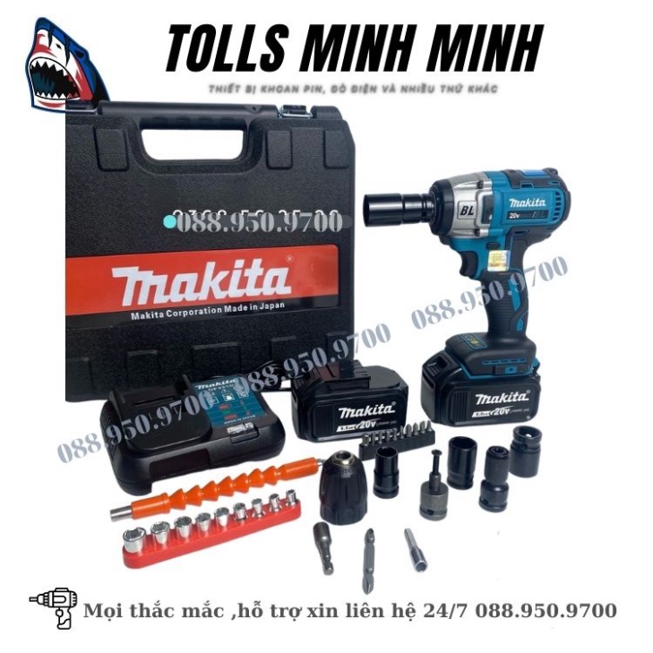 Máy Siết Bulong Makita 20V - Động cơ không chổi than | Shopee Việt Nam