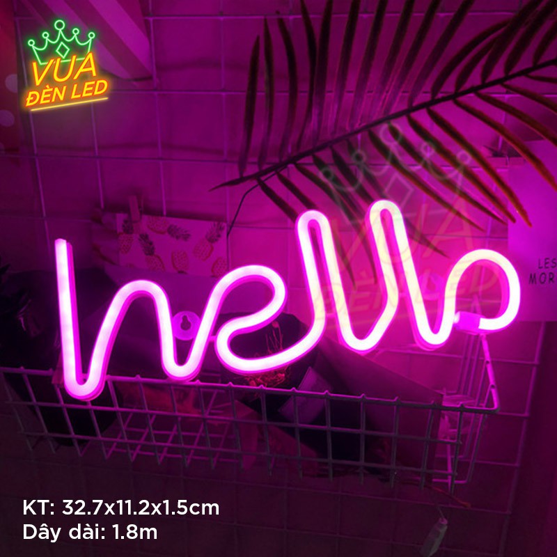 Đèn led neon trang trí phòng ngủ VUA ĐÈN LED treo trường đa dạng kiểu ...