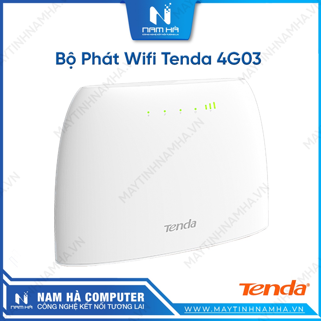 Bộ phát wifi Tenda 4G / 3G LTE 4G03 có cổng lan sử dụng cho xe khách ...