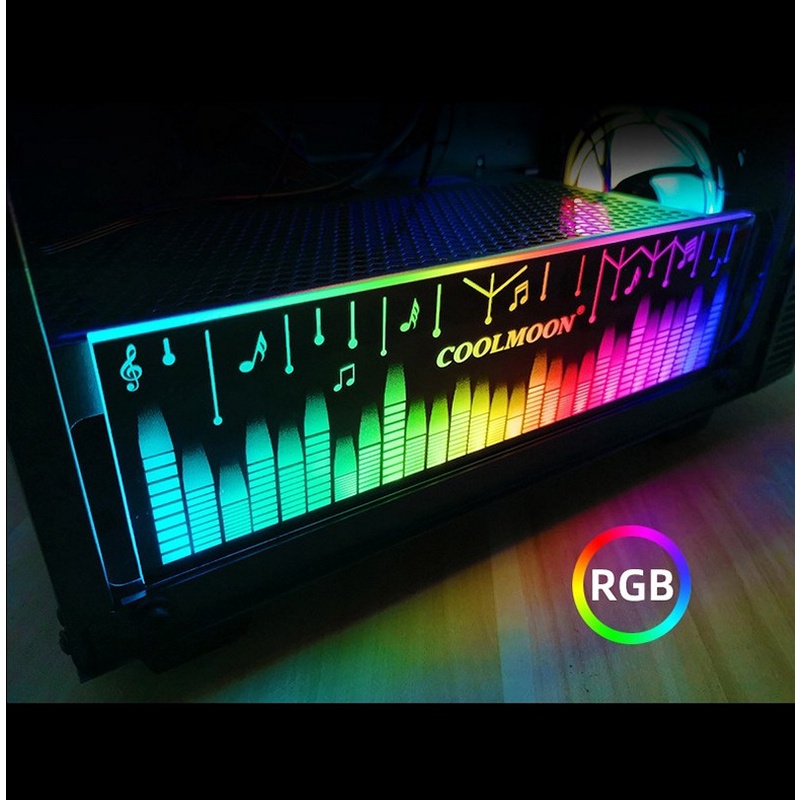 Bảng Led RGB Coolmoon chắn nguồn đồng bộ Hub , Dùng độ trang trí cho ...
