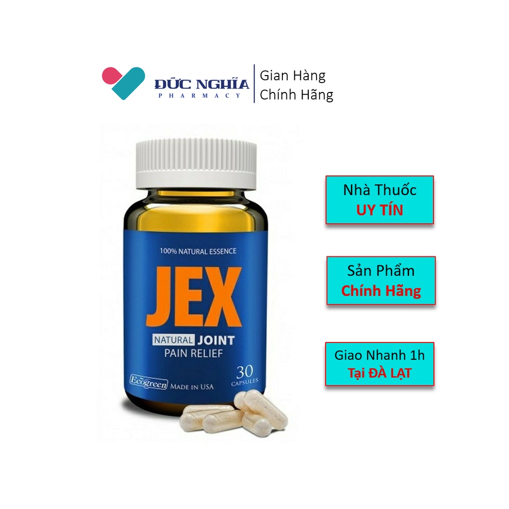 Viên uống hỗ trợ xương khớp JEX MAX Natural Joint Paint Relief - Hộp 30 ...