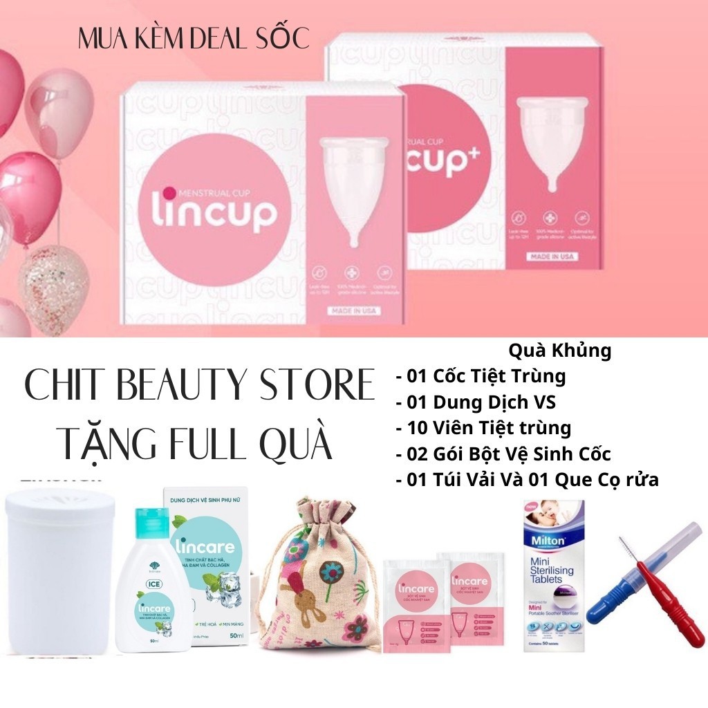 Cốc Nguyệt San Lincup - Nhập Khẩu Chính Hãng | Shopee Việt Nam