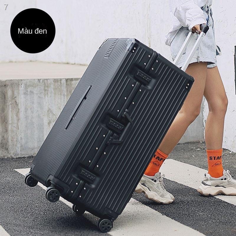 Vali siêu to khổng lồ khóa sập khung nhôm, nhựa cứng PC chống va đập ...