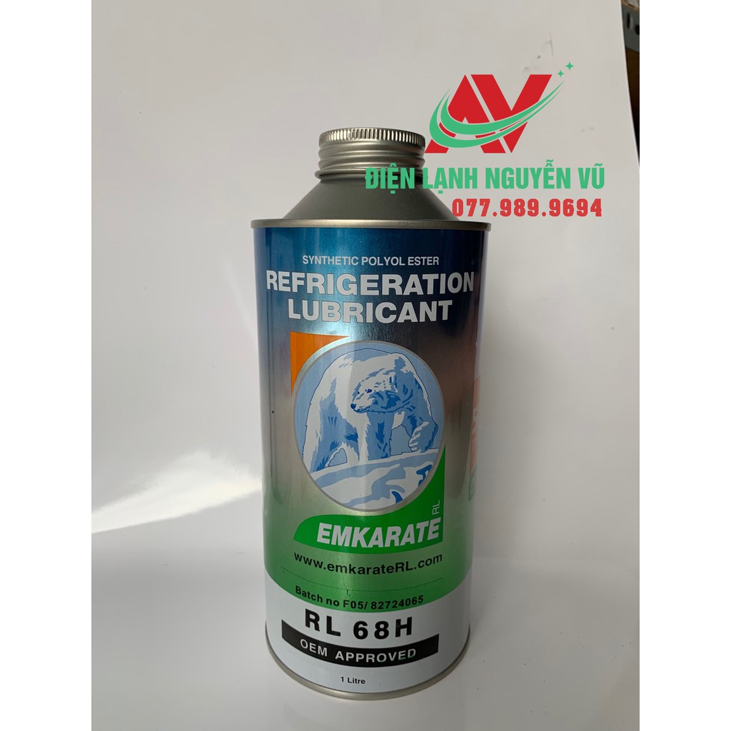 Dầu gấu - Nhớt lạnh Emkarate RL 68H dùng cho BLOCK lạnh xe ô tô ...