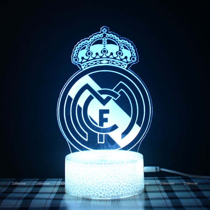 Đèn led trang trí 16 màu logo CLB manchester united, liverpool, chelsea ...
