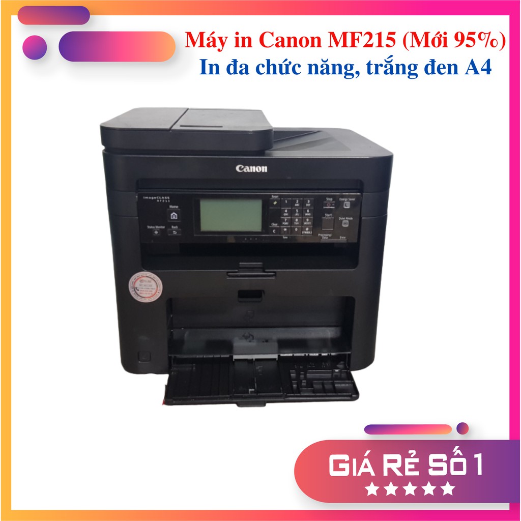 MÁY IN LASER TRẮNG ĐEN ĐA CHỨC NĂNG CANON MF215 (MỚI 95%) - IN, SCAN ...