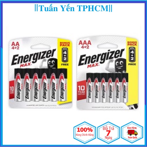 Pin AA-AAA - Pin Energizer Vỉ 6 Viên - Hàng Chính Hãng | Shopee Việt Nam