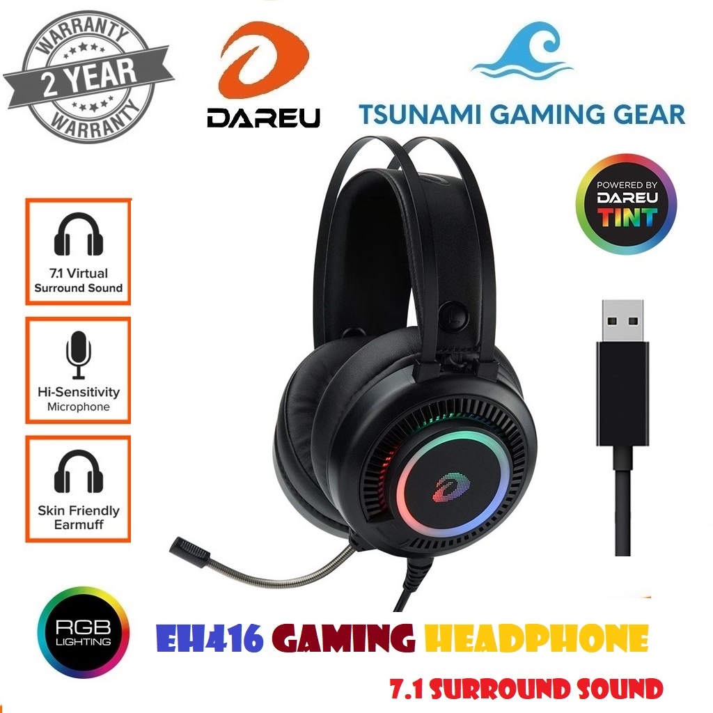 SIEU KHUYẾN MẠI Tai nghe DareU EH416 7.1 led RGB - Hàng chính hãng ...