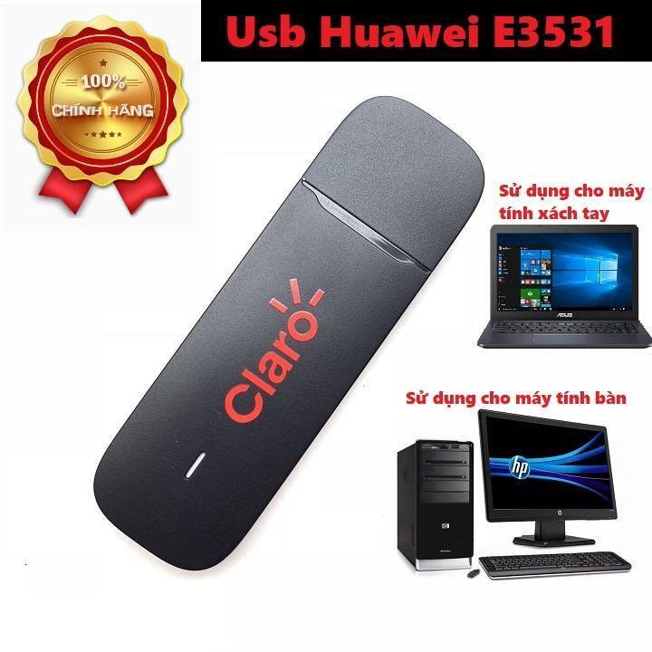 Dcom Huawei E3531 Hỗ Trợ Đổi ip Mạng Liên Tục Loại Usb 3G 4G Sài Trực Tiếp Cho Máy Tính | Shopee ...