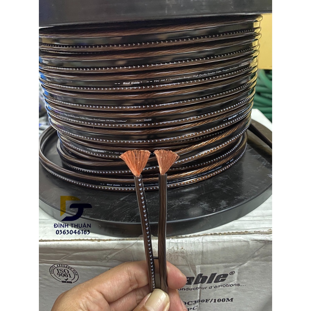 Dây loa Real cable TDC-300F made in France, Lõi đồng OFC 3.0mm | Shopee ...