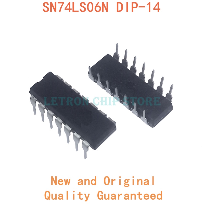 Bộ 10 linh kiện điện tử SN74LS06N DIP14 SN74LS06 DIP 74LS06N 74LS06 DIP-14 HD74LS06P IC | Shopee ...