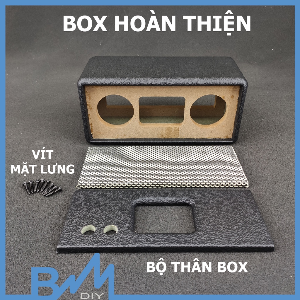 [NGHIỆN LOA] Box loa hoàn thiện bọc da 205x80x88 ghép loa 2inch ...
