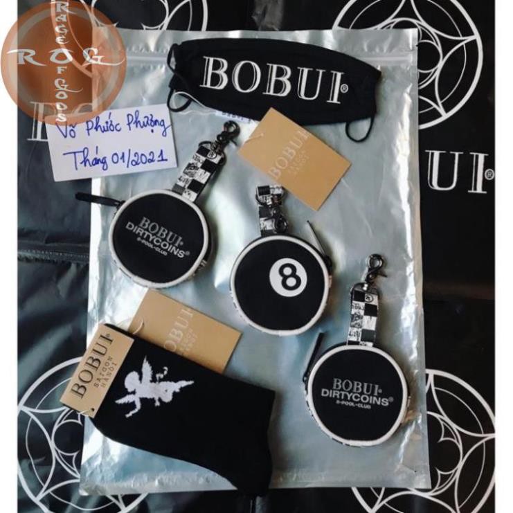 Khẩu trang mask BOBUI logo màu đen | Shopee Việt Nam