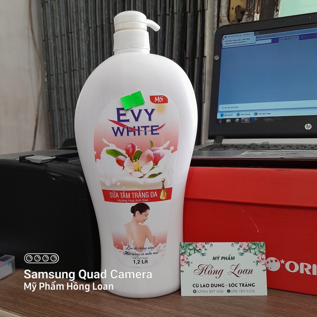 Sữa Tắm Evy White Hương Hoa Anh Đào | Shopee Việt Nam