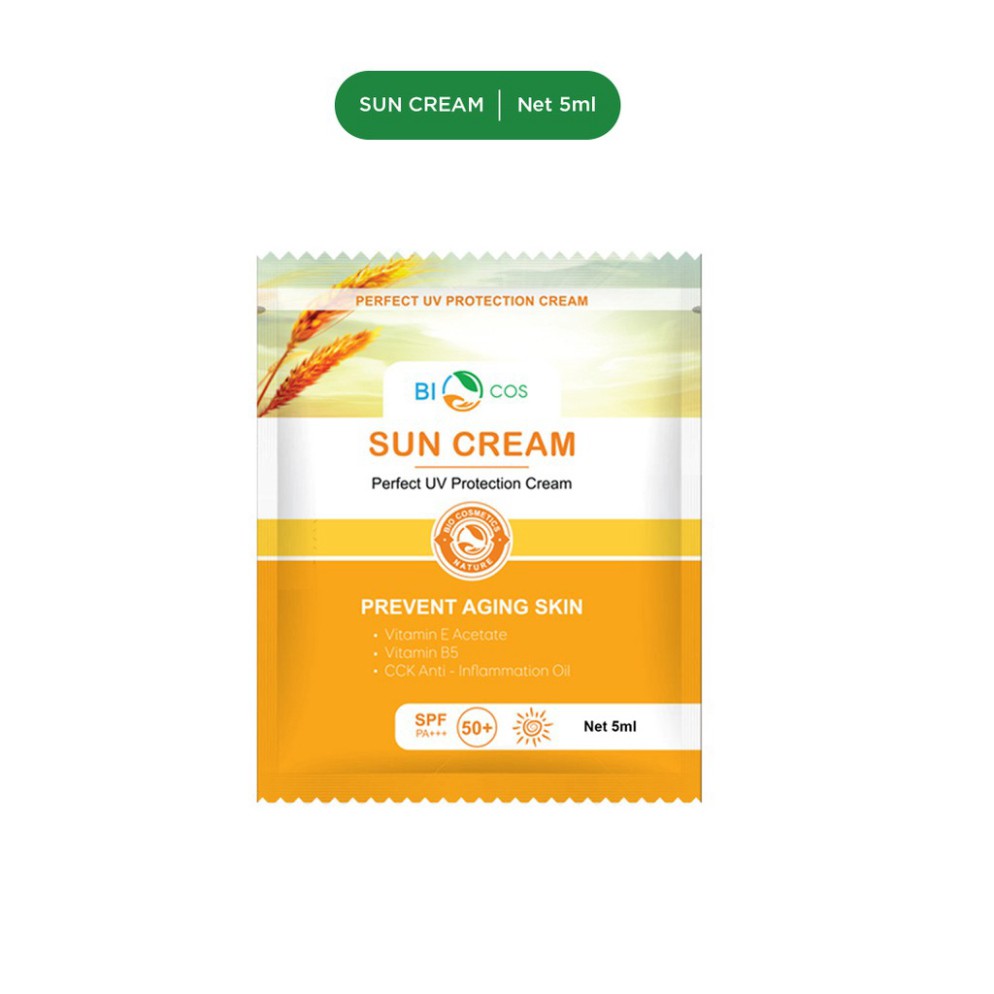 Kem Chống Nắng BioCos Sun Cream (Gói 5ml) | Shopee Việt Nam
