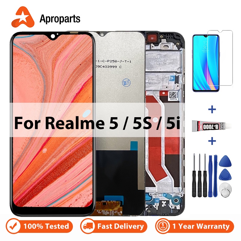 Màn hình LCD gốc dành cho OPPO Realme 5 5S 5i RMX1911 RMX1925 RMX2030 ...