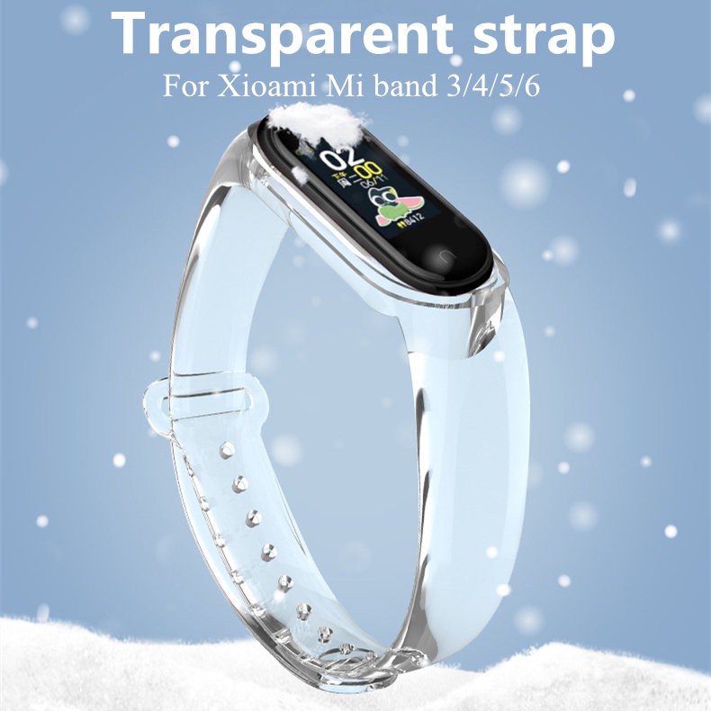 Dây đeo trong suốt thay thế cho đồng hồ đeo tay Xiaomi Mi Band 10 9 8 Band10 | Shopee Việt Nam