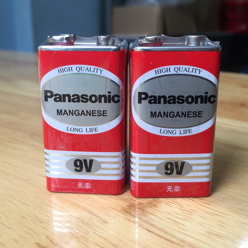 Pin vuông 9V Panasonic-COMBO 2 VIÊN | Shopee Việt Nam