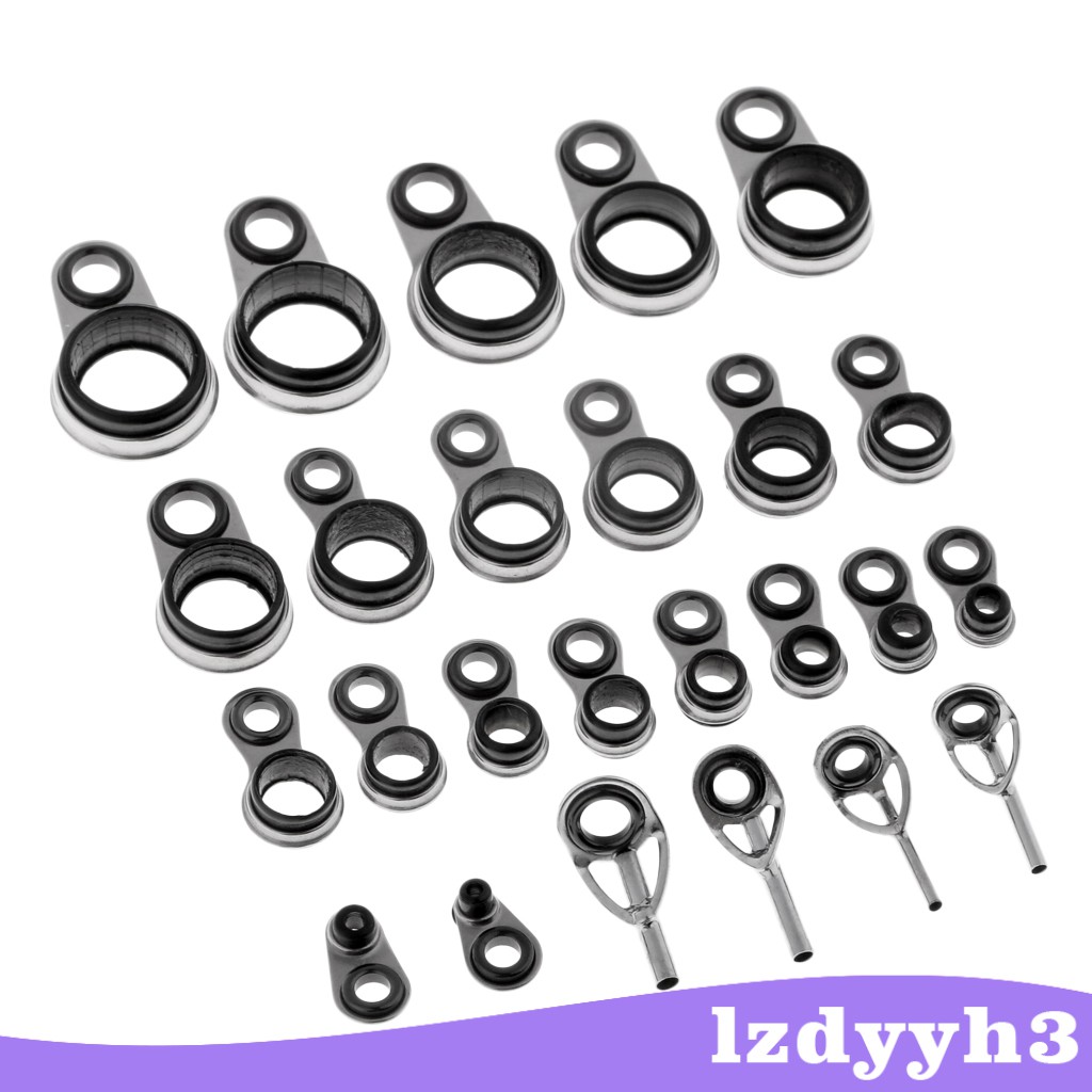 [Lzdyyh3] 25 Chiếc Cần Câu Hướng Dẫn Nhẫn Mắt Rod Top DIY Mẹo Sửa Chữa 1.0-10mm | Shopee Việt Nam