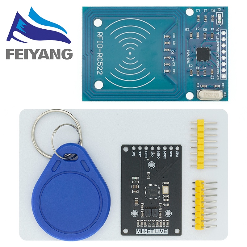 Mô đun đọc thẻ RFID 13.56MHz RC522 MFRC522 NFC MFRC 522 RC 522 Arduino ...