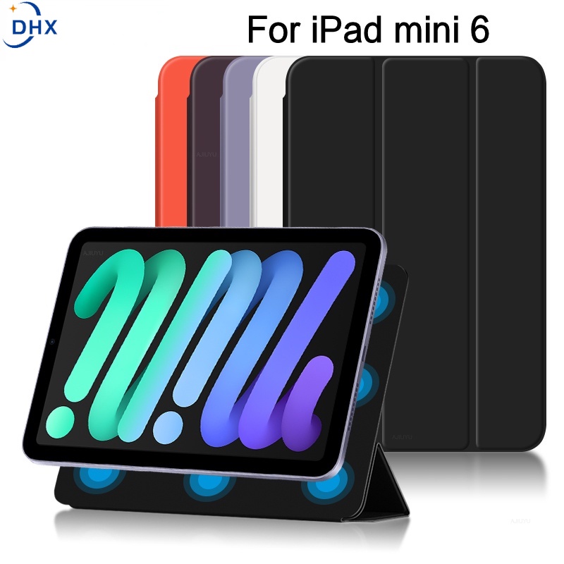 Bao da máy tính bảng siêu mỏng có nam châm tự động tắt mở màn hình thích hợp cho iPad mini 6 ...