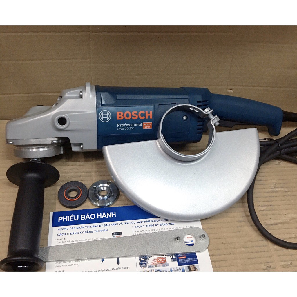 [CHÍNH HÃNG] Máy Mài Góc Bosch GWS 20-230 2000W | Shopee Việt Nam