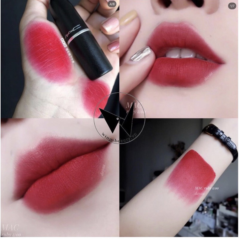 Son MAC 707 Ruby Woo | Shopee Việt Nam