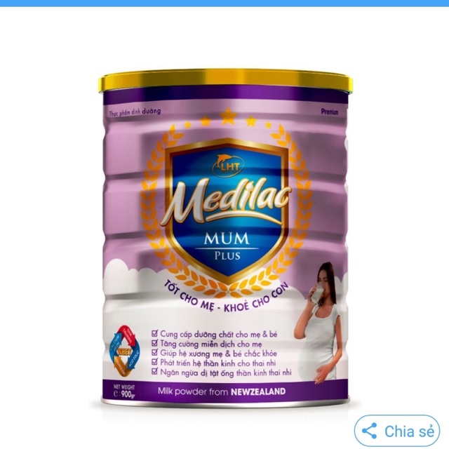 SỮA BỘT MEDILAC MUM PLUS 900g | Shopee Việt Nam
