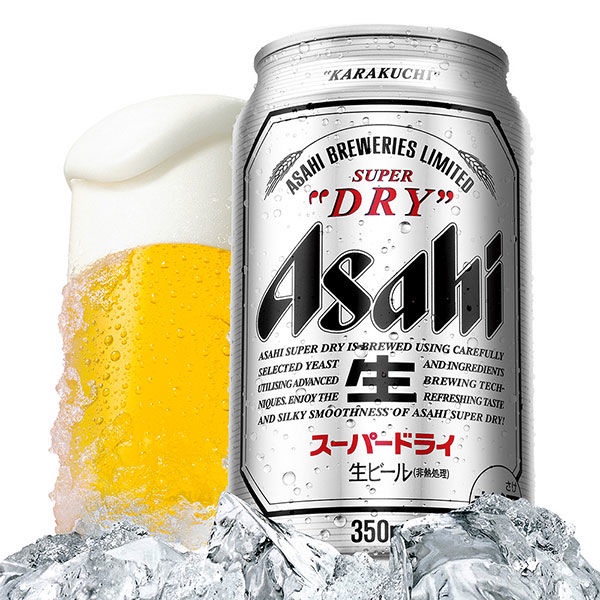 Bia Asahi super dry 350ml - 500ml | Shopee Việt Nam