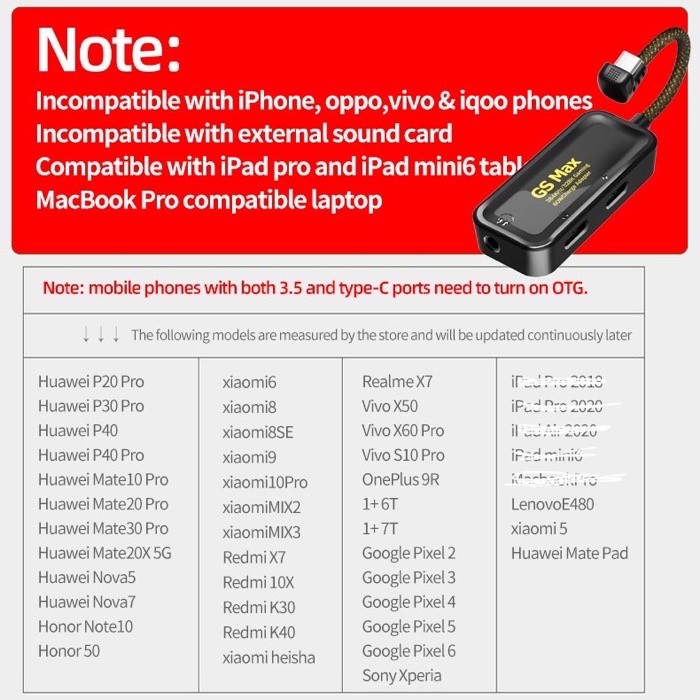 Cáp chuyển đổi Type C sang 3.5 + Type C Plextone GS MAX có mic, chơi ...