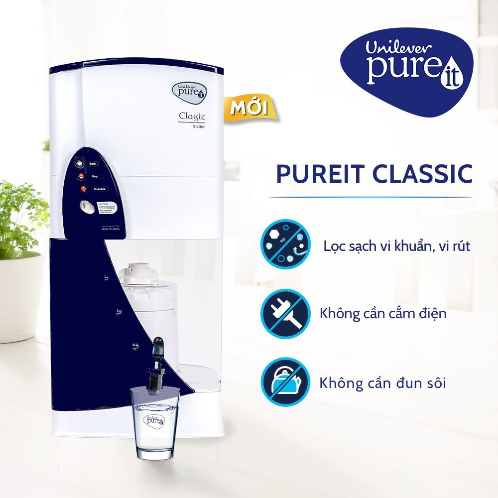 Máy Lọc Nước Unilever Pureit Classic 9 lít | Shopee Việt Nam