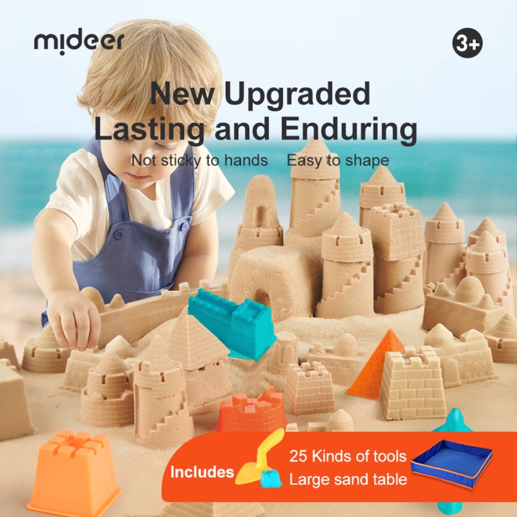 Bộ Đồ Chơi Cát Động Lực Ma Thuật Kèm Khuôn – Mideer Magic Sand Play Set ...