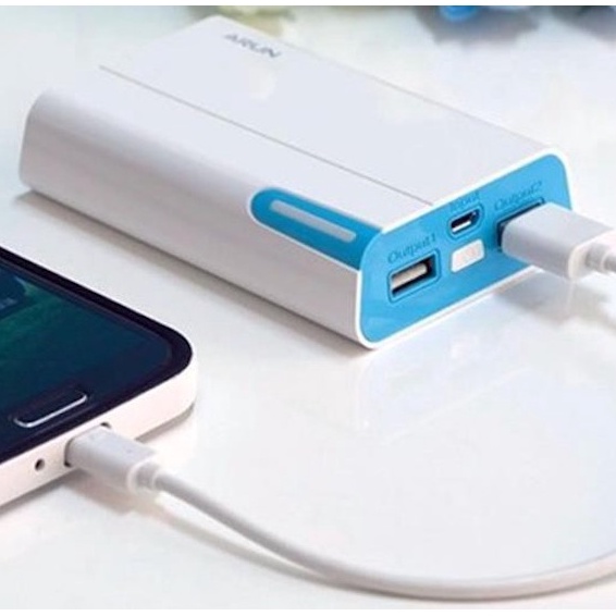 Pin Sạc Dự Phòng ARUN 5600mAh / 8400mAh / 10400mAh Chính Hãng | Shopee ...