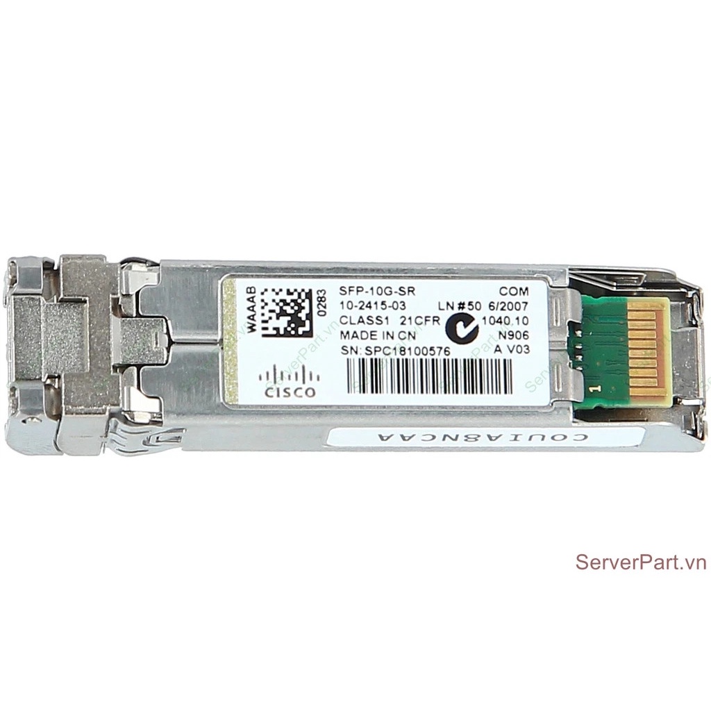 Module quang Multimode CISCO SFP-10G-SR 10G BASE 850nm Tranceiver ...