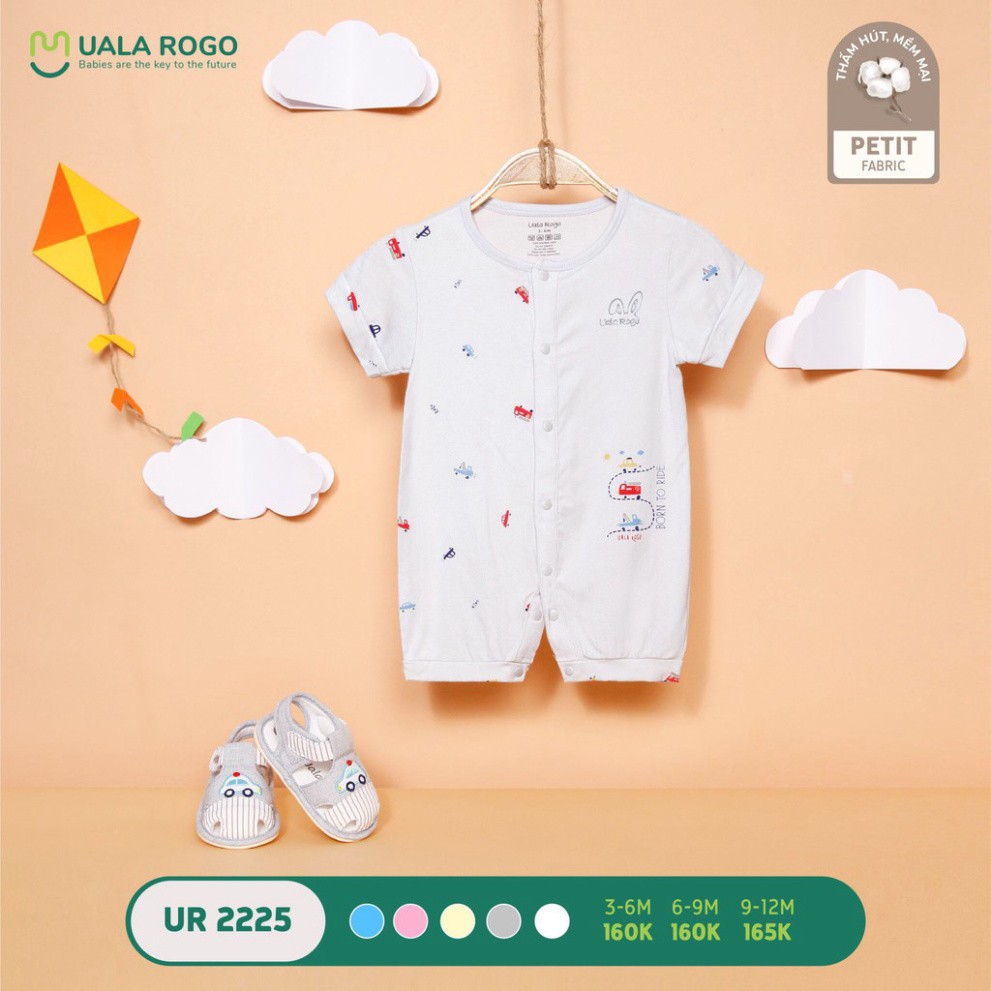 [CHÍNH HÃNG] UR2225 Body cộc tay cài giữa họa tiết giao thông Uala rogo ...