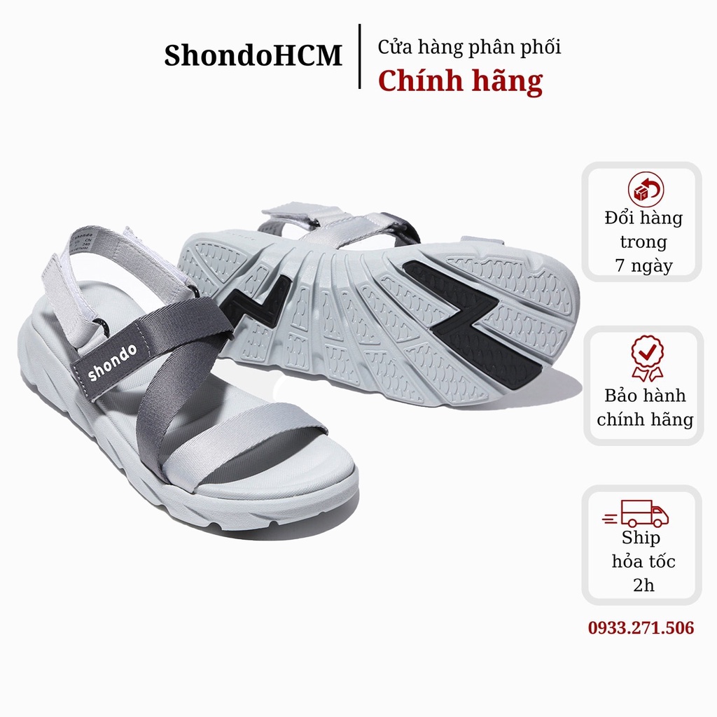 Giày sandal Shondo nam nữ F6 sport ombre xám F6S2120 Shondo chính hãng ...