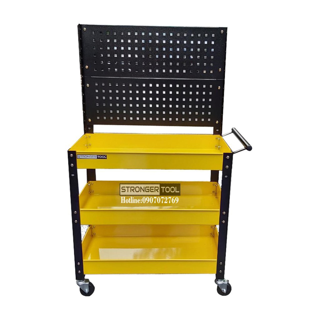 Xe đẩy đồ nghề 3 ngăn có tấm treo Stronger Tool | Shopee Việt Nam
