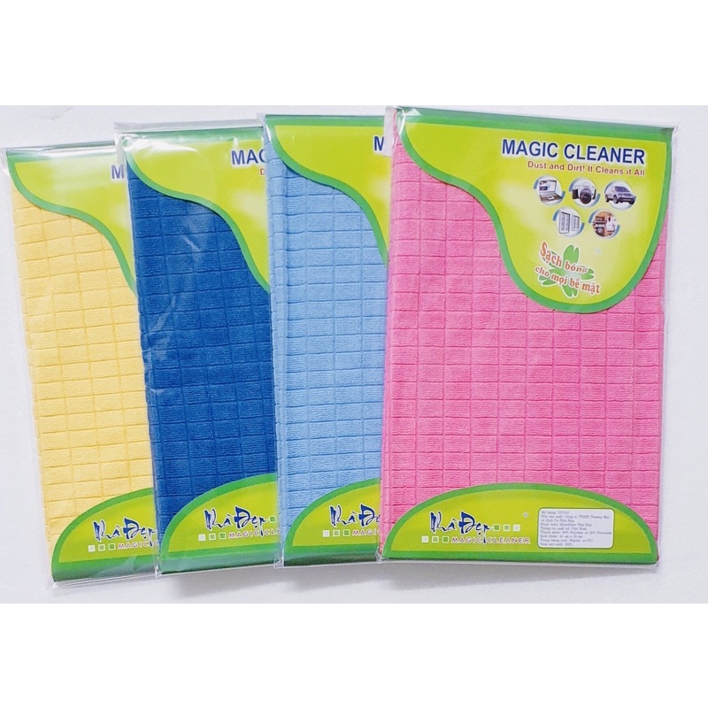 Khăn lau xe ô tô khăn lau đa năng size 50x55 NDF siêu mềm không trầy ...