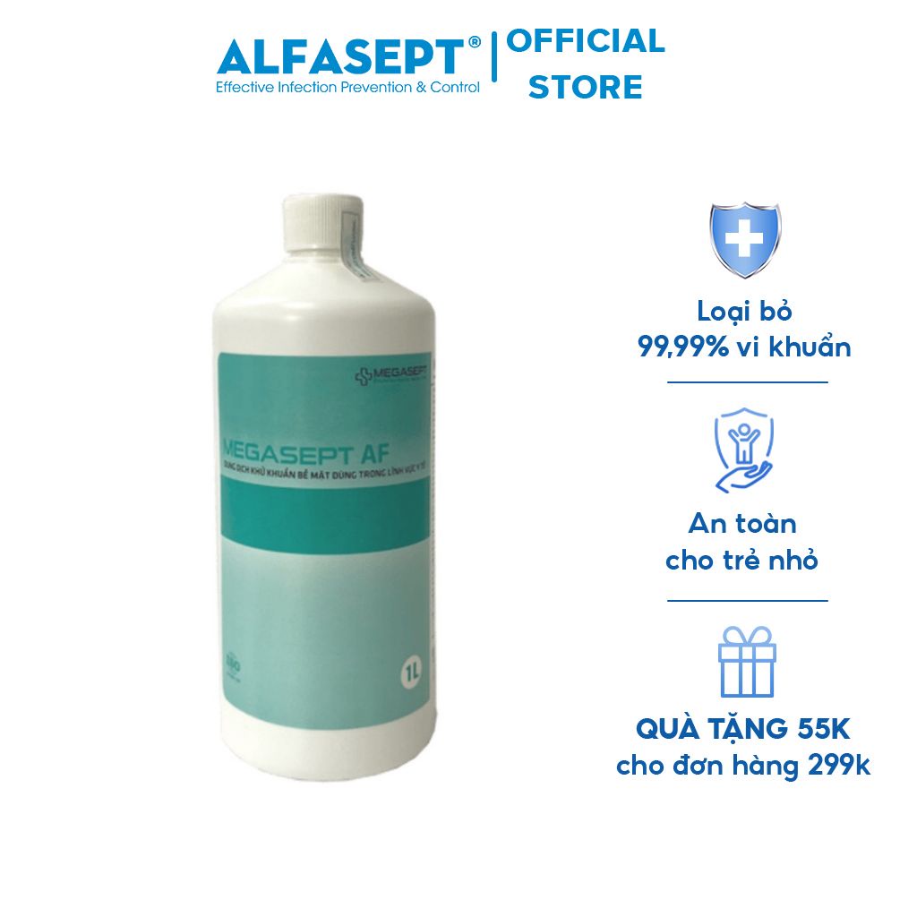 Dung Dịch Lau Bề Mặt MEGASEPT AF Giúp Sát Khuẩn, Khử Trùng Nhanh Chóng ...