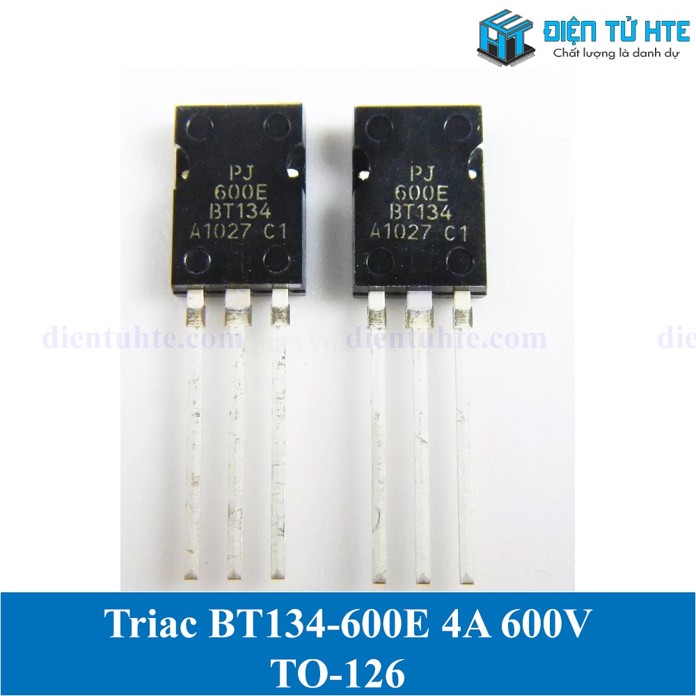 Triac BT134 BT134-600E 4A 600V chân cắm TO-126 loại tốt | Shopee Việt Nam