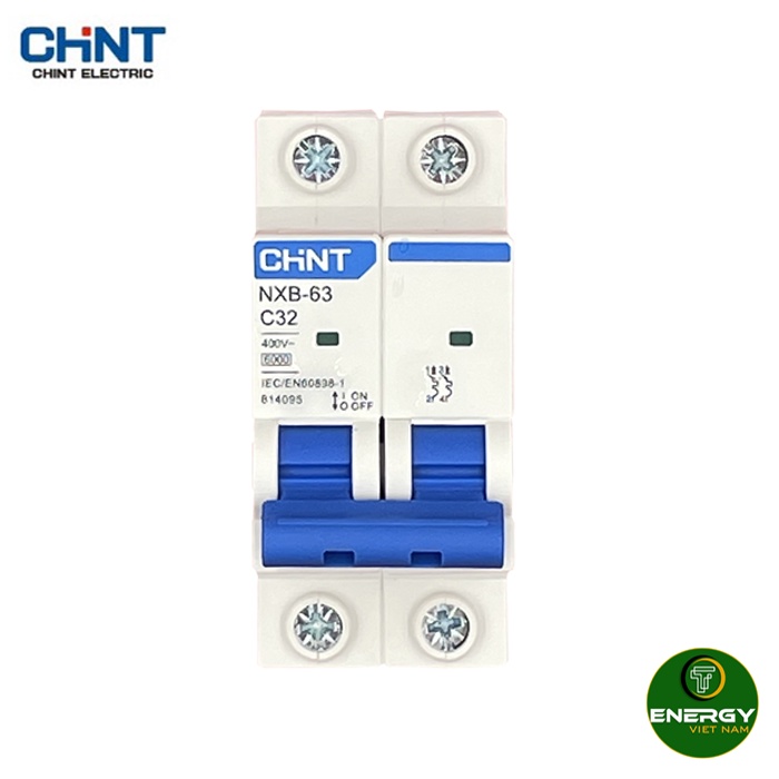 Áp tô mát 2P Chint AC - Aptomat CHINT NXB-63 2P Chint AC 6A, 10A, 16A, 20A, 25A, 32A, 40A, 50A ...