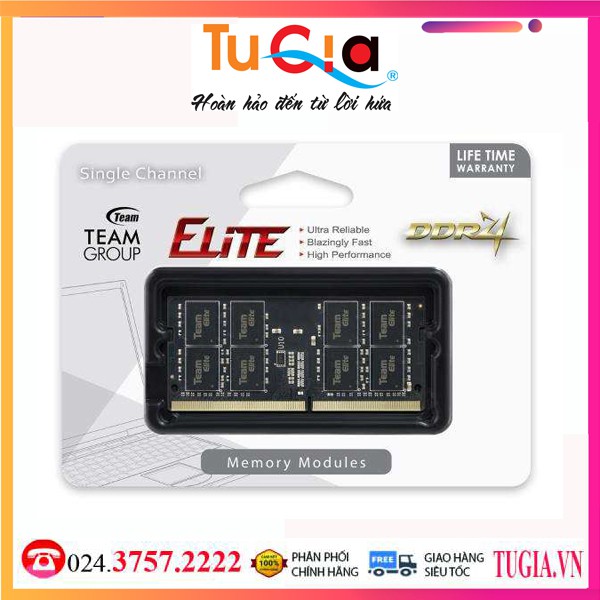 Ram Laptop TEAM GROUP Elite 8GB DDR42400MHz không tản Hàng chính hãng ...